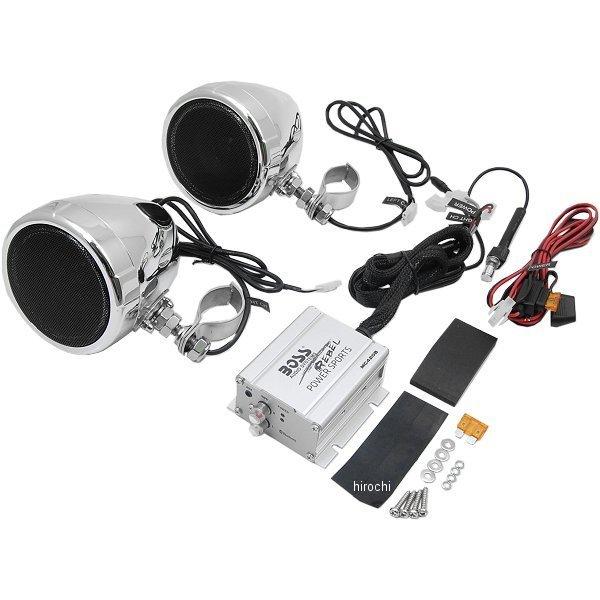 BOSS AUDIO SYSTEMS バイク用スピーカーアンプ Bluetooth 3インチスピーカー防水 3インチ(76mm) スピーカー2ｃｈ コンパクト アンプ調整可能ブラケット付きMC420B HD568880-TRMC420Bヤフ...