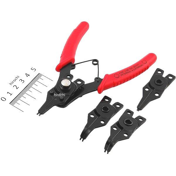 シグネット スナップリングプライヤーセットサイズ：150mm先端爪形状：ストレート×2個、45°×1個、90°×1個対応スナップリング内径：Φ10-50mm※先端爪のみの販売は致しておりません。90911-SGヤフー SP店