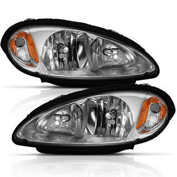 ANZO 2001-2005 Chrysler Pt Cruiser Crystal Headlight Chrome Amber (OE)メーカー：ANZOメーカー品番：111472・掲載画像は、カタログより抜粋した参考画像となっておりま...