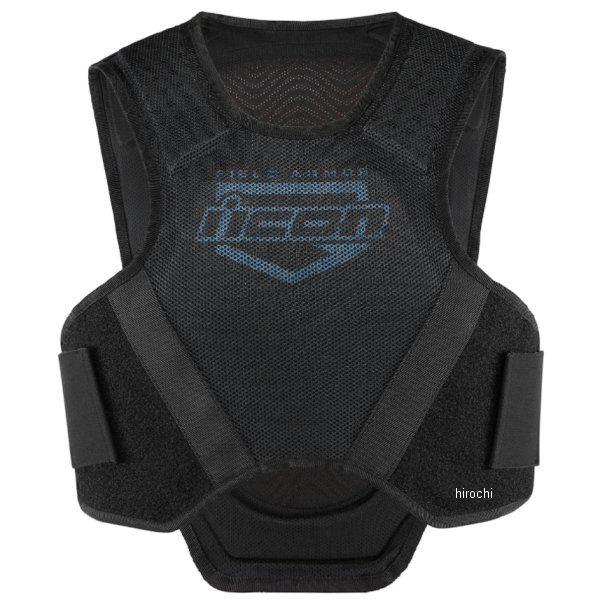 アイコン ICON 春夏モデル フィールド ソフトベスト FIELD ARMOR3 SOFTCORE VESTカラー:ブラック・ICON Tailored Fit(身体にフィットする構造)・通気性と強度の高いIRON WEAVE MESH(...