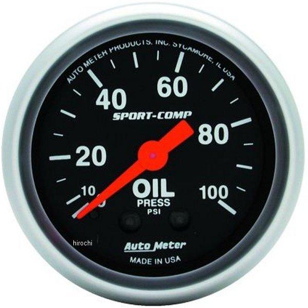 Autometer Sport Comp 52mm Mechanical 0-100 PSI Oil Pressure Gaugeメーカー：AutoMeterメーカー品番：3321・掲載画像は、カタログより抜粋した参考画像となっております。...