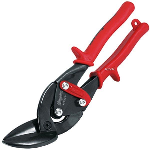 金切り鋏 オフセット ジョー 左利き レッド ハンドルです。Offset blades allow cut material to flow beneath your hand without curlingManeuverable for...
