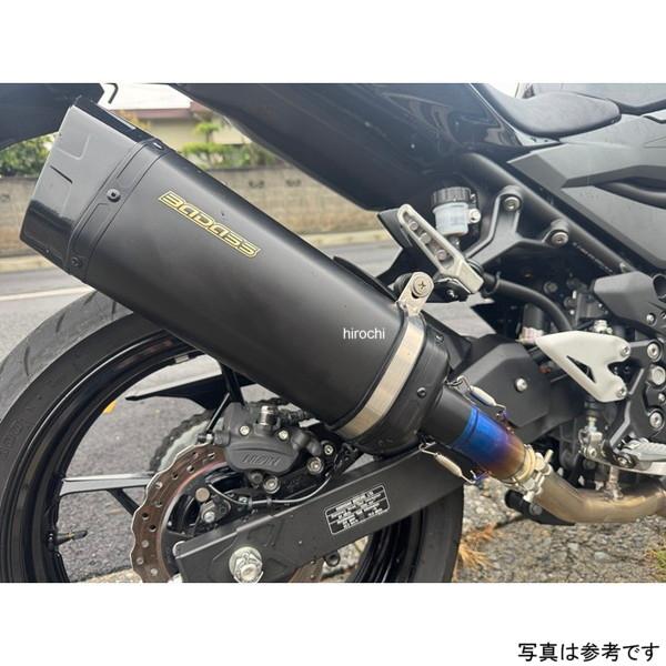 19年-25年 カワサキ Z400マフラータイプ：スリップオン タイプSサイレンサー素材：ステンレス(マット仕上げ)中間パイプ：ステンレスバッフル：搭載済み(取り外し不可)公道利用：JMCA認証モデル・公道利用可(車検対応)近接排気騒音：9...