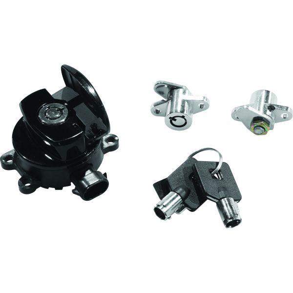 Bikers Choice 14-21 Road King Black Ignition Switch &amp; Saddlebag Lock Kitメーカー：Bikers Choiceメーカー品番：483291・掲載画像は、カタログより...