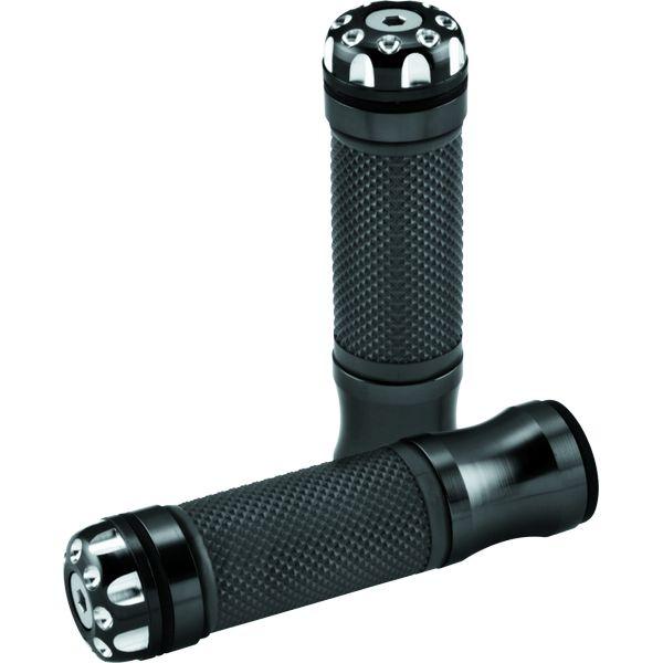 BikeMaster Grips 135mm Revolver Barend Grips - Blackメーカー：BikeMasterメーカー品番：101861・掲載画像は、カタログより抜粋した参考画像となっております。ご不安な場合は、メー...