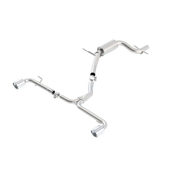 Borla 10-14 VW GTI Base 2.0L 4cyl Catback Exhaustメーカー：Borlaメーカー品番：140347・掲載画像は、カタログより抜粋した参考画像となっております。ご不安な場合は、メーカーサイトでのご...