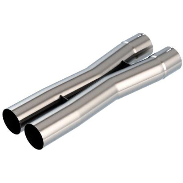 Borla 3.0in Universal X-Pipe 4.43in Inlet センターline 3.51in Outlet センターline 21.06in OALメーカー：Borlaメーカー品番：621106・掲載画像は、カタログよ...