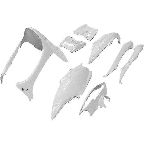 エナジープライス リモコンジョグZR エボリューション SA16J 用 外装8点セット ホワイトヤマハ ジョグJOG 5KN(SA16J)/5SWカラー:ホワイト材質:ABS樹脂(耐久性が良い)セット内容:アッパーハンドルカバー、フロントカ...