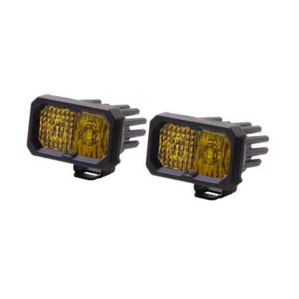 Diode Dynamics Stage Series 2 In LED Pod Sport - Yellow Combo Standard ABL (2個)メーカー：Diode Dynamicsメーカー品番：DD6391P・掲載画像は、カ...