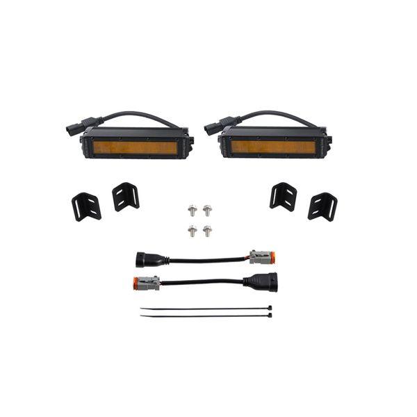 Diode Dynamics 2022 Toyota Tundra SS6 LED Fog Light Kit - Amber Wideメーカー：Diode Dynamicsメーカー品番：DD7419・掲載画像は、カタログより抜粋した参考画...