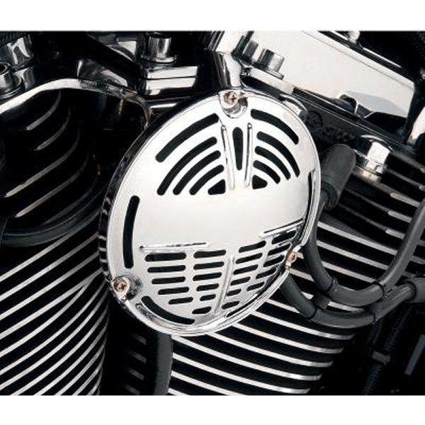 ・42年-52年、45年、42年-49年、61年、74年、53年-54年 Servi-Carモデル標準装備されたクロームフロントのH-D 12Vホーン。・取付金具が付属しています。・ハーレー純正 69001-42※14年以降 ツーリングモデ...