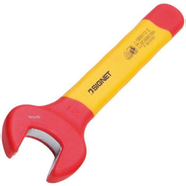 E40407 シグネット SIGNET 絶縁メガネレンチ 7MMです。サイズ(mm)：7全長(mm)：140ヘッド幅(mm)：15ヘッド厚さ(mm)：7.5オフセット量(mm)：18金属部分材質：クロムバナジウム鋼グリップはEN60900規...