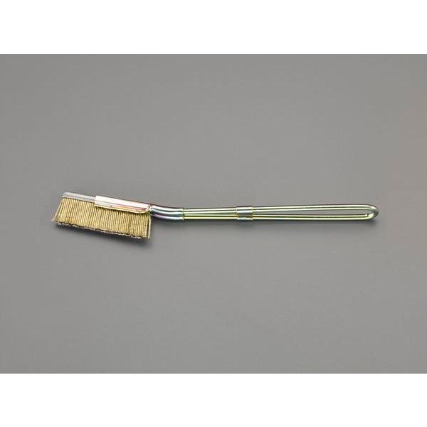 ブラシ材質:スチール(真鍮コーティング)入数:20本ブラシサイズ:3×65mm毛丈:19mm線径:0.175mm全長:210mm行:1行先端を捻っており、耐久性に優れています。EA109GF-1BEA109GF-1Bヤフー SP店