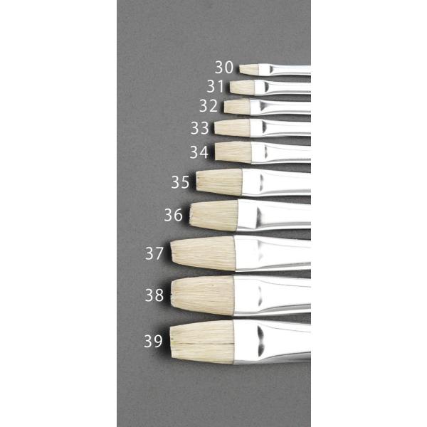 材質：毛：豚毛柄：木サイズ：10号筆全長：338mm毛丈：26mm毛幅：19mm 用途：レタリング、イラスト、塗り込み用EA109MK-39000012025846ヤフー SP店