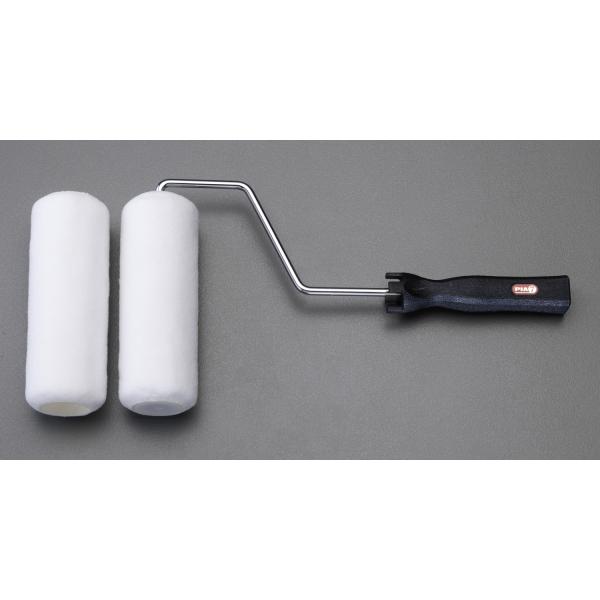 【セット内容】2点セットEA109NE-107(ハンドル)X1EA109NC-102(ローラー2個入り)X1用途：上塗塗装、仕上げ塗装に最適材質：ローラー：ポリエステルグリップ：プラスチックシャフト：スチール毛幅：175mm(7寸）毛丈：1...