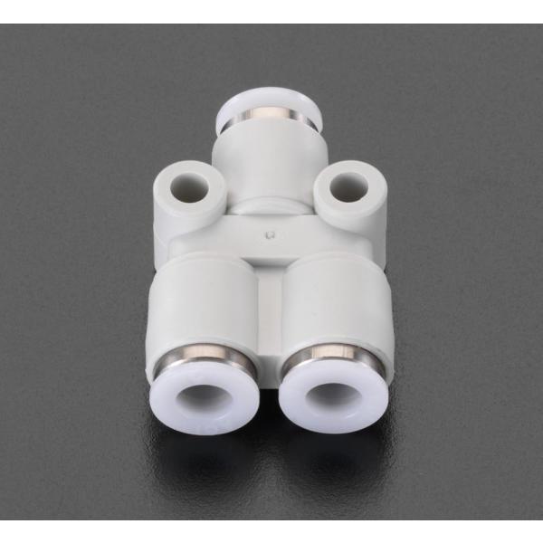 ●材質:真鍮、樹脂(PBT)●使用流体:空気●使用圧力:0-1MPa(0-10kgf//cm2)●使用温度:-15-60°C●1口側チューブ径:6mm●2口側チューブ径:4mmEA140HM-64000012002394ヤフー SP店