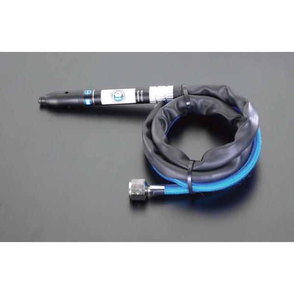 ●ハンドル長:172mm●重量:130g●使用圧力:0.64MPa●エアー消費量:57L/min●回転数:60，000rpm●吸入口:Rc(PT)1/4"●チャックサイズ:3mm●ホース長:1.5m●使用コンプレッサー:2.2kwスピンドル...