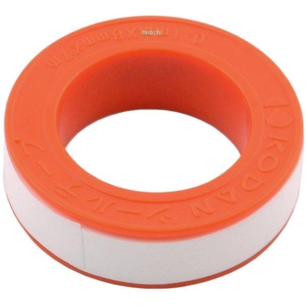 幅：8mm長さ：7m厚さ：0.1mm材質：PTFE耐熱温度：-100℃から+260℃入数：1個難燃性耐薬性、耐溶剤性、耐候性に優れます。可燃性ガス及び有毒ガス以外のあらゆる流体のネジ継手部のシールに。柔軟性に優れているため、様々な形状部への...