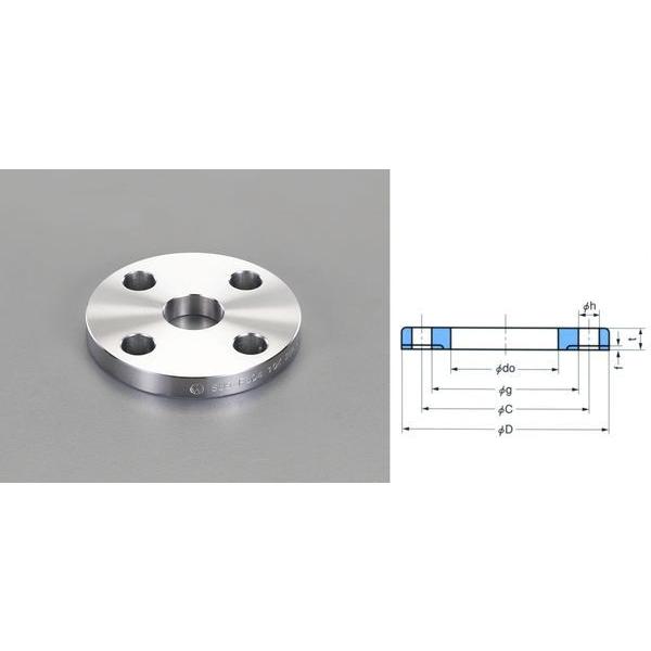 材質：SUSF304適用規格：JIS B2220呼び：25(1"")適用管外径：34.0mmクラス：5K内径（do）：34.5mm外径（D）：95mm厚み（t）：10mmガスケット座厚（f）：1mmガスケット座径（g）：59mmボルト穴中心...