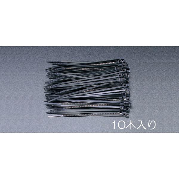 材質:ナイロン66全長:200mm幅:4.6mm最大径:55mm厚み:1.6mmループ引張強度:標準、22kgf総重量:約18gカーボン粒の添加により耐紫外線に優れ、屋外の天候条件下で使用できます。入数は10本です。EA475B-20000...