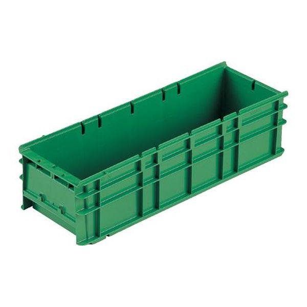 ●容量(L)…7.3●外寸(mm)…468×162×123（H）●色…緑●内寸(mm)…440×143×118（H）●有効内寸…436×139×113mm●圧縮荷重…5.63kN(570kgf)●材質…ポリプロピレン●重量(g)…555●底...