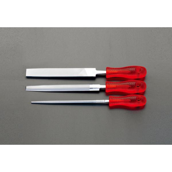 【セット内容】3本組材質：合金工具鋼(SKS-8)やすり目：複目粗さ：中目刃長：250mm仕様：柄付総重量：920gEA521PT-250C（平）EA521PT-250E（半丸）EA521PT-250G（丸）EA521PT-25000012...