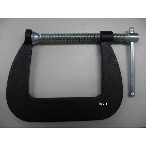 フレーム材質：鍛造焼入鋼ネジ部：亜鉛メッキ仕上で長寿命クランプ範囲：0から63mm口の深さ：63mm荷重：380kgサイズ：Ｌ：123mm、Ｌ1：116mmH：98mm、H：70mmスーパージュニアクランプです。プレススチールよりも強力。ス...