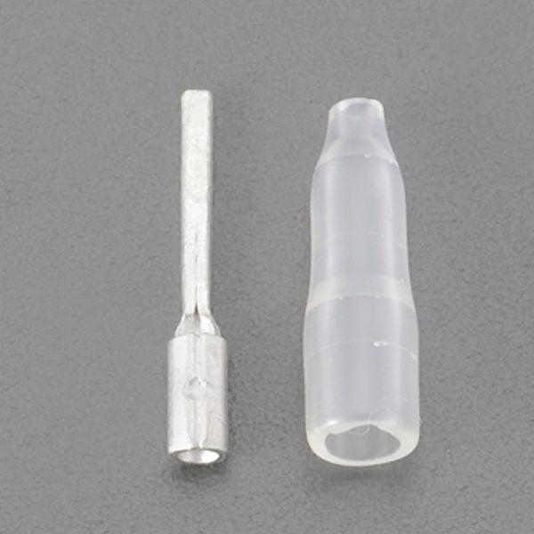 型式：0.3-9抱合範囲（撚線）：0.2〜0.5mm2　AWG24-20入数：10個寸法：B：1.2mm t：0.7mm L：14.7mm G：9.0mm E：4.5mm φD：2.2mm φd：1.0mm材質：端子部：無酸素銅（電気すずめ...