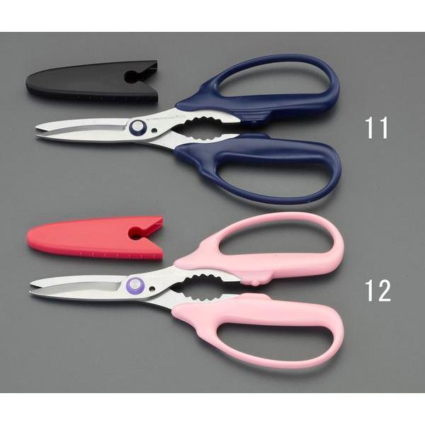 刃：ハイカーボンステンレス鋼ギザ刃加工鋼金切、ねじ開け機能付しっかり握れるワイドグリップCD、ダンボール、カーペット、針金等、紙も金属もカットできる万能タイプです。全長：178mm刃長：48mm色：ピンクEA540JA-1200001229...