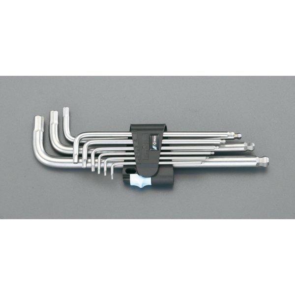 【セット内容】9本組EA573WS-1.5 1.5x 50mm [Hex-PluS]キーレンチ(ステンレス製)EA573WS-2 2.0x100mm [Hex-PluS]キーレンチ(ステンレス製)EA573WS-2.5 2.5x112mm ...