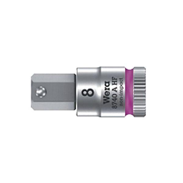 差込角：1/4""対辺(インチ)：9/64""全長(mm)：28ホールド機能付。先端のボールの働きで、ボルト・ナット類の脱落を防ぐ形状です。手動、電動工具用ソケット(インパクト除外)色の違いによってサイズの選別が容易です。アイコン：入数：1...