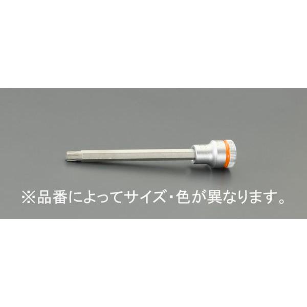 差込角：3/8""先端がボルト・ナット類をしっかりホールドして脱落を防ぐ形状です。色の違いによってサイズの選別が容易です。サイズ：T30全長：107mmEA617AK-730000012289958ヤフー SP店