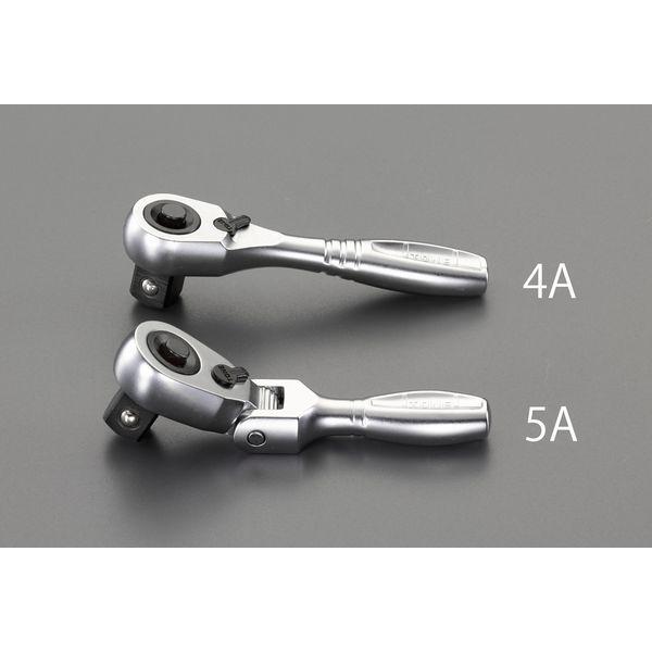 ギア数：72枚歯差込角：1/2""送り角：5°全長：110mm重量：159g材質：構造用鋼プッシュ式左右切替式ヘッド部がコンパクトなため、狭い箇所でも効率よく作業を行えます。EA618KA-4AEA618KA-4Aヤフー SP店