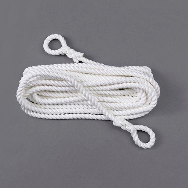 サイズ：φ14mm×10m引張強度：約16.7kN材質：クラレビニロン、ポリエステル混紡構造：三つ打ち重量(g)：1220カラー：白両端リング加工ロープの両端は輪になっています。入数：1個EA628XE-11000012333629ヤフー SP店