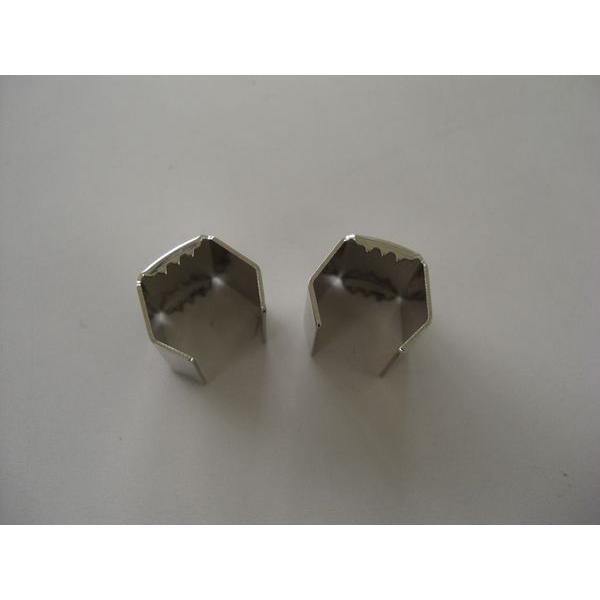 材質：スチール（ニッケルメッキ）サイズ：0.5mm厚入数：100適用ロープ径：7〜9.5mmEA628Z-110000012333634ヤフー SP店