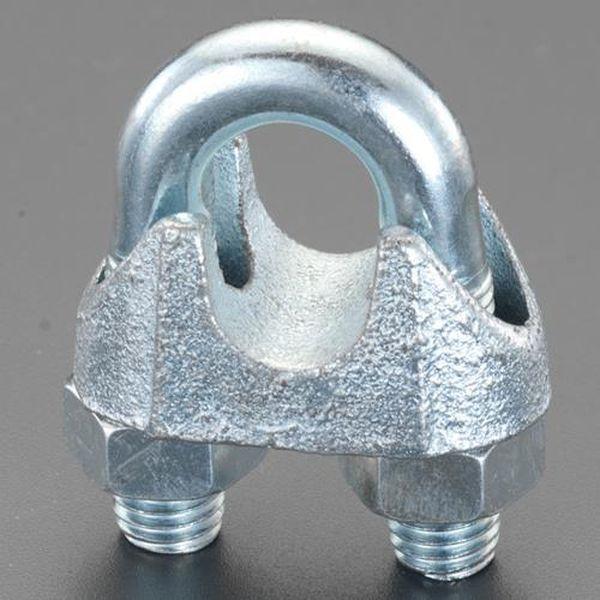 ●適合ワイヤー径…5mm●サイズ…幅：14mm、全長(h1)：24mm、a：11mm●材質…スチール(亜鉛メッキ)●入数…10個※サイズ詳細は、エスコ寸法図を参照下さい。EA638CL-72EA638CL-72ヤフー SP店