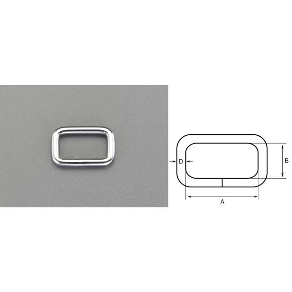 ●材質:ステンレス（SUS304）●仕上げ:鏡面研磨仕上●サイズ(mm):D:5、A:39、B:21●使用荷重:60kg●重量:20gEA638JD-25000012227428ヤフー SP店