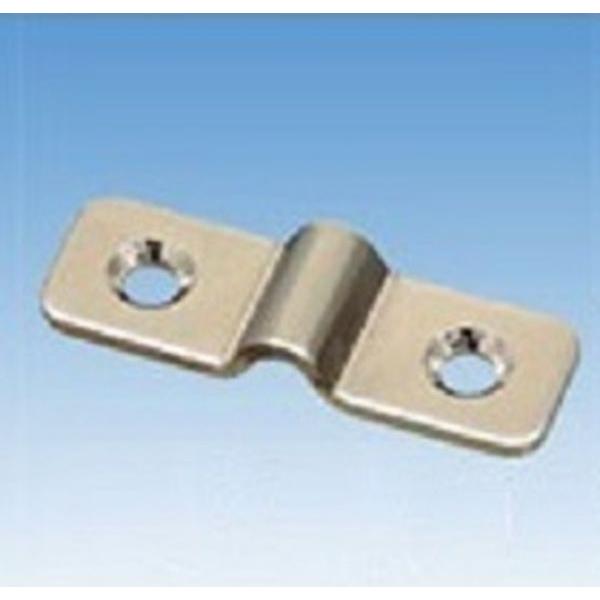 仕様：固定用材質：SUS304チェーン線径：φ4mmサイズ(幅×高さ×厚み)：53×15×8mmガスボンベなどの転倒防止に最適です。中央部にチェーンを挟んでねじ止めします。EA638M-112EA638M-112ヤフー SP店