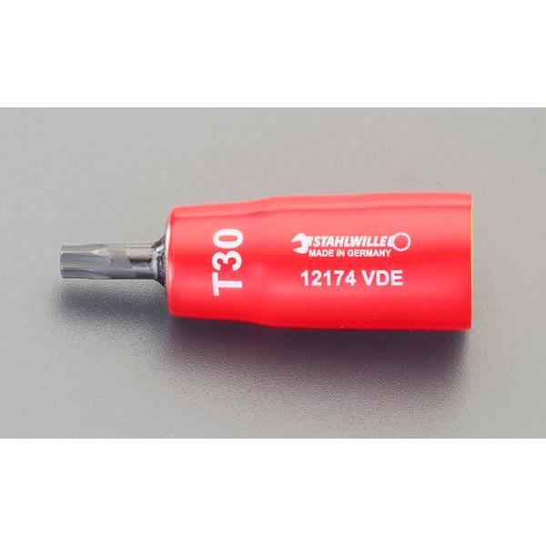 サイズ：T25全長(mm)：67外径(mm)：22.8差込角：3/8""重量(g)：52材質：クロム合金鋼1000V絶縁入数：1個EA640RT-25EA640RT-25ヤフー SP店