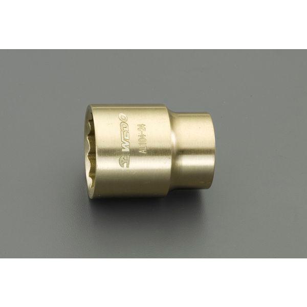 材質：アルミニウム青銅差込角：1/2""12ポイント対辺：11mm外径：24mm全長：40mm防爆EA643FC-11000012290848ヤフー SP店