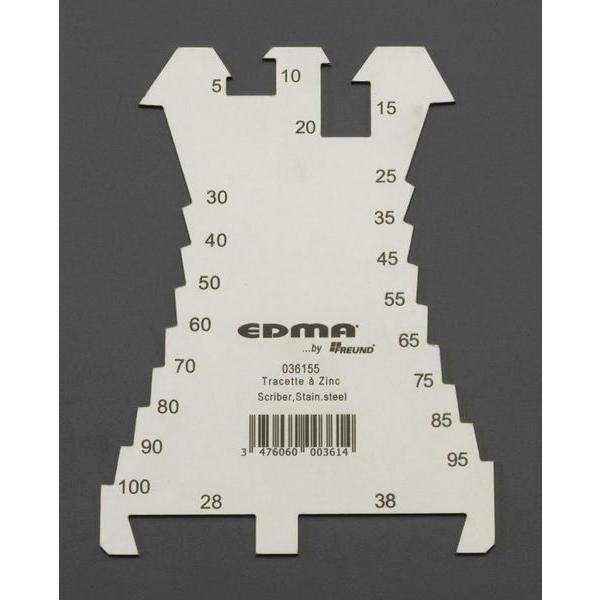 スケール付で正確なけがき作業が行えます。材質：ステンレス5〜100mmのスケール付（5mm毎）全長：250mmEA652AD-1000012290985ヤフー SP店