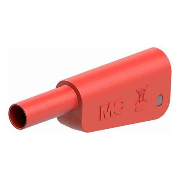 ●定格…32A●適用電線(mm2)…2.5●全長(mm)…56.4●色…赤●適合プラグ…φ4mm●ケーブル外径…PVC：φ3.9mmシリコン：φ4.6mm●定格電圧…1,000V (CATII)600V (CATIII)●重量(g)…8.2...