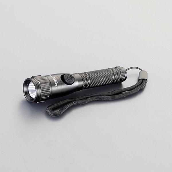 光源：LED球照射パターン：点灯、点滅明るさ：100ルーメン(強)、50ルーメン(中)、10ルーメン(弱)、100ルーメン(点滅)使用電池：単4×1本（別売）電池寿命：約2時間(強)、約4時間(中)、約20時間(弱)、約42時間（点滅）照射...