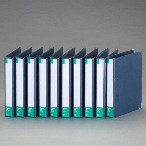 ●収容枚数…250枚（25mm厚）●入数…10冊●サイズ…226（W）×45（D）×307（H）mm●表紙…ファイバー貼（紺）・縁金具・クリップとじ具●材質…再生紙●A4判S型●スプリングとじ具とクリップとじ具の両方が付いているので、仮とじ...