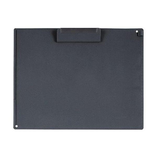 ●サイズ(mm)…404×315●色…黒●材質…再生樹脂●重量…400g●使用紙サイズ…364×257mm●クリップサイズ…135mm●B4判S型●サイドストッパー、1cm目盛、ペンホルダー付●ボードは厚みがあり衝撃に強く、耐久性に優れてい...