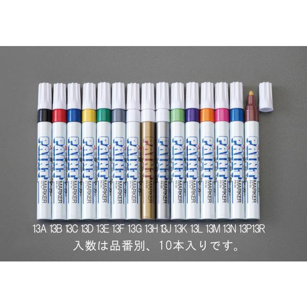 軸材質：アルミペン芯材質：スライバー(アクリル)軸径：φ15.1mm全長：141.8mm重量：21.8g（1本）カラー：桃油性中字(2.2から2.8mm)コンクリートにも書けるインクです。(コンクリートの凹凸が大きい場合、ペン先が傷むことも...