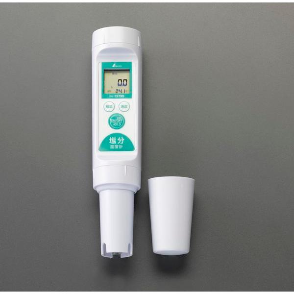 測定範囲：塩分：0〜8.0%、 導電率：0〜200mS/cm、 温度：0〜60℃分解能：塩分：0.1%、 導電率：1μS/cm、 温度：0.1℃精度：塩分濃度：±0.2%、 導電率：±20μS/cm（0〜1999μS/cm）・±2mS/cm...