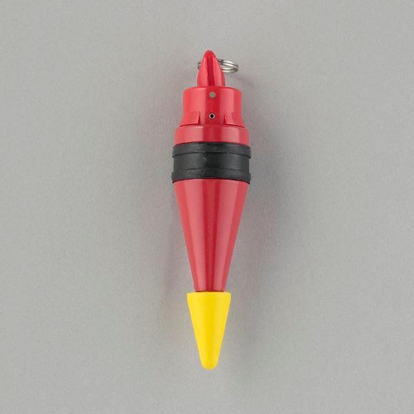 メーカー：シンワ測定型番：77983サイズ：φ33×148mm材質：本体・先端：鉄 二重リング：ステンレス ゴムカバー・保護キャップ：ゴム下げ振り重量：300g重量：300g従来の1/20のスピードで止まる静止機構付です。先端部は黄色塗装で...