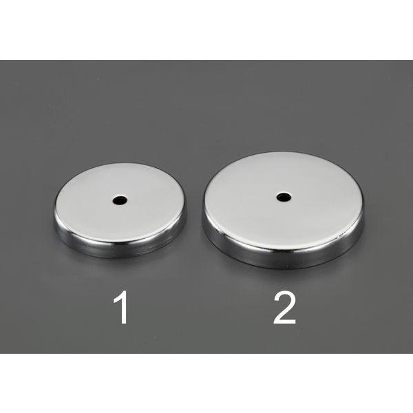 材質：セラミック磁石(ニッケルメッキ仕上げ)耐荷重：29kgfサイズ(mm)：φ67×9.5重量：160g穴にフックを取り付けられます。(6mm穴)スピーカーやスポットライトを吊るしたり、掛けたりすることができます。EA781GC-1EA7...