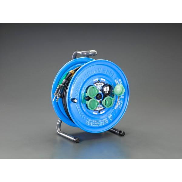 許容電流：15A（※ケーブルの能力値）コンセント定格：2P・15A・125V・接地付コンセント数：4個電線仕様：VCT1.25mm2×3心サイズ：275(W)×181(D)×324(H)mm重量：6.5kgコード長：30m防雨型コンセントキ...